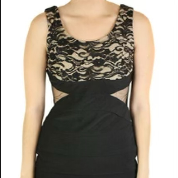 Ruby Rox | Dresses | Black Ruby Rox Dress With Lace Detail | Poshmark